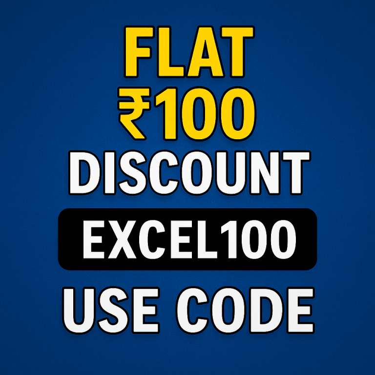 Excel Course In Hindi Basic To Advanced Level Training By Himanshu 8240