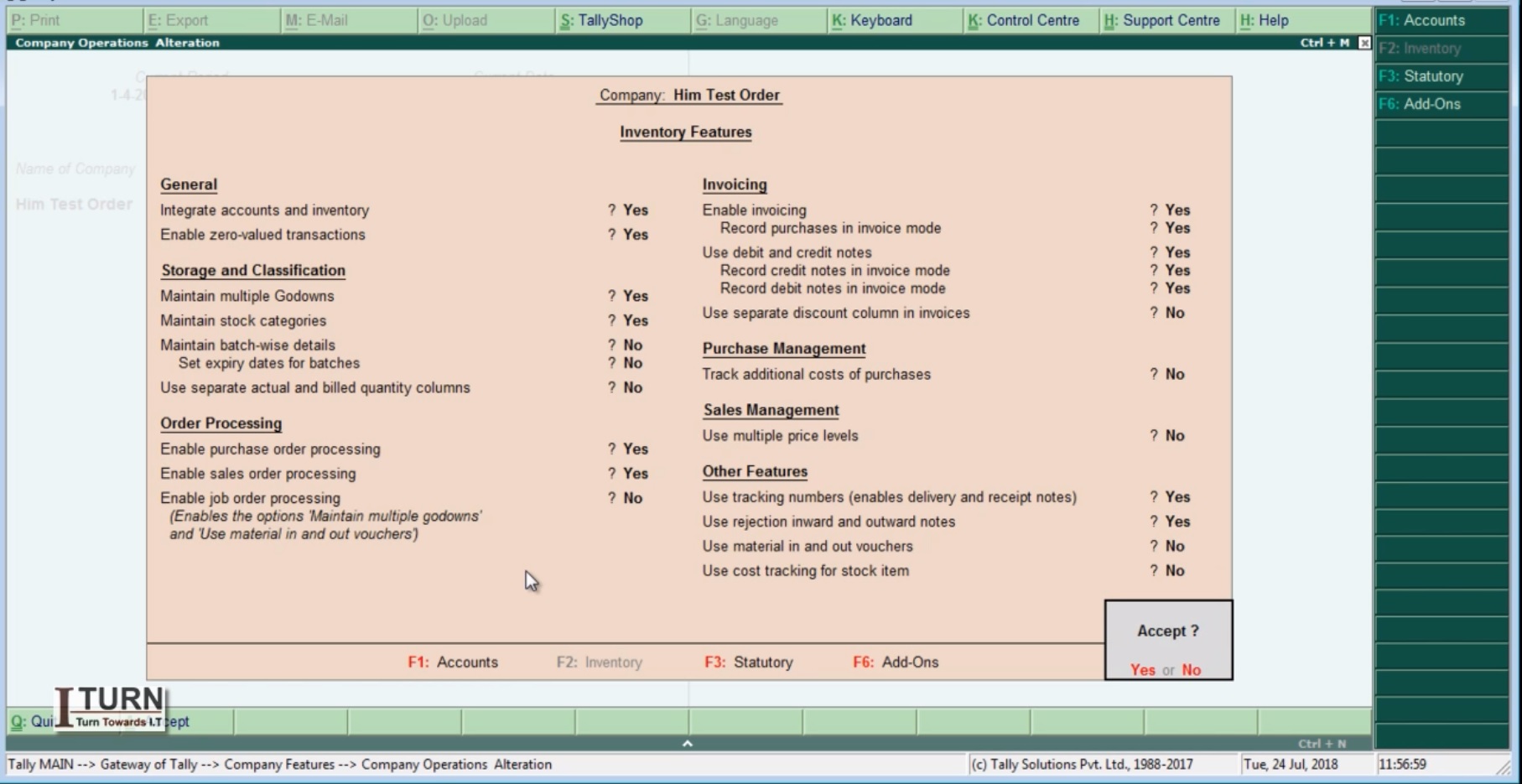 Setting Up and Executing Purchase Order Processes in Tally ERP 9 ...